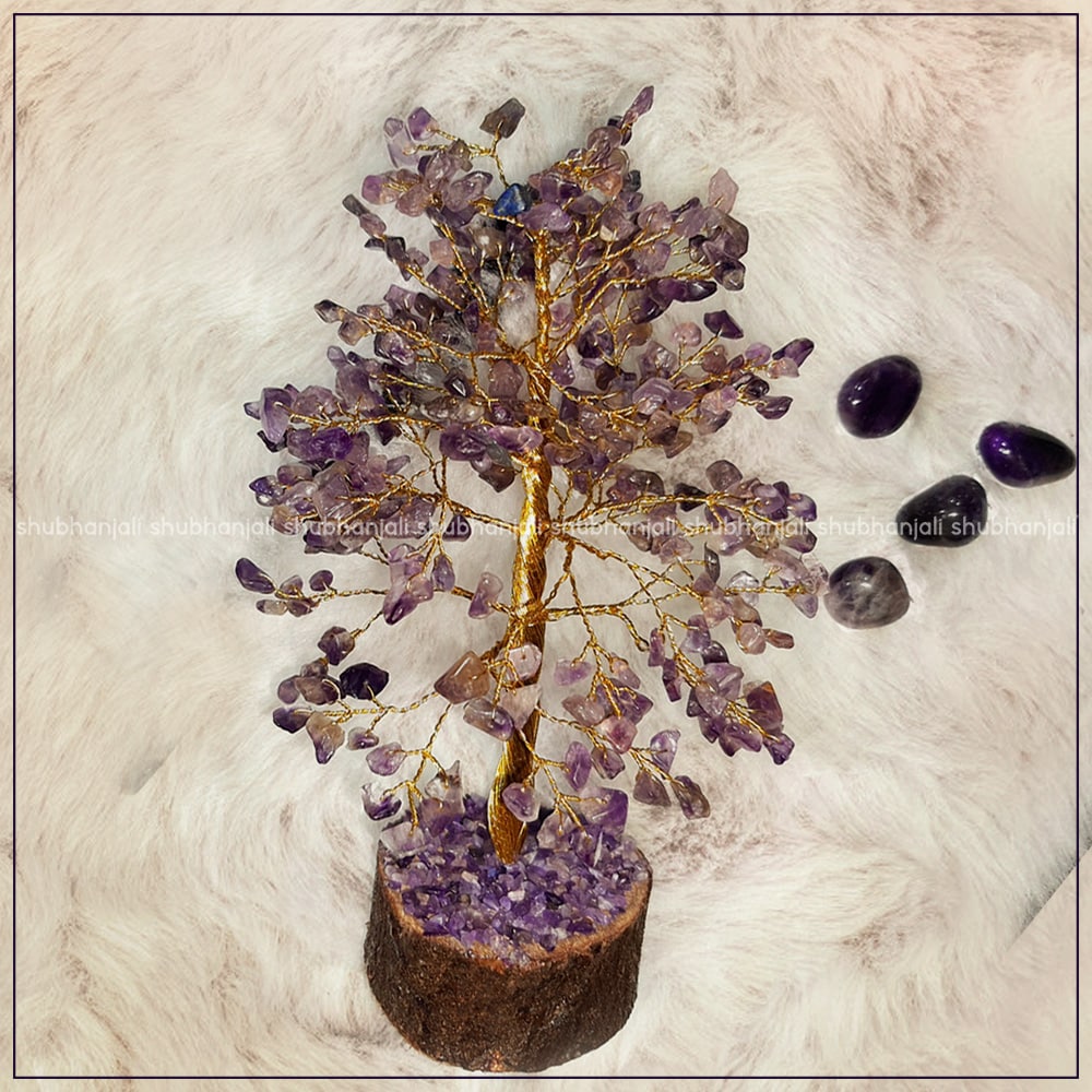 Amethyst Crystal Tree | Buy Online Feng Shui Healing Crystal Tree ...