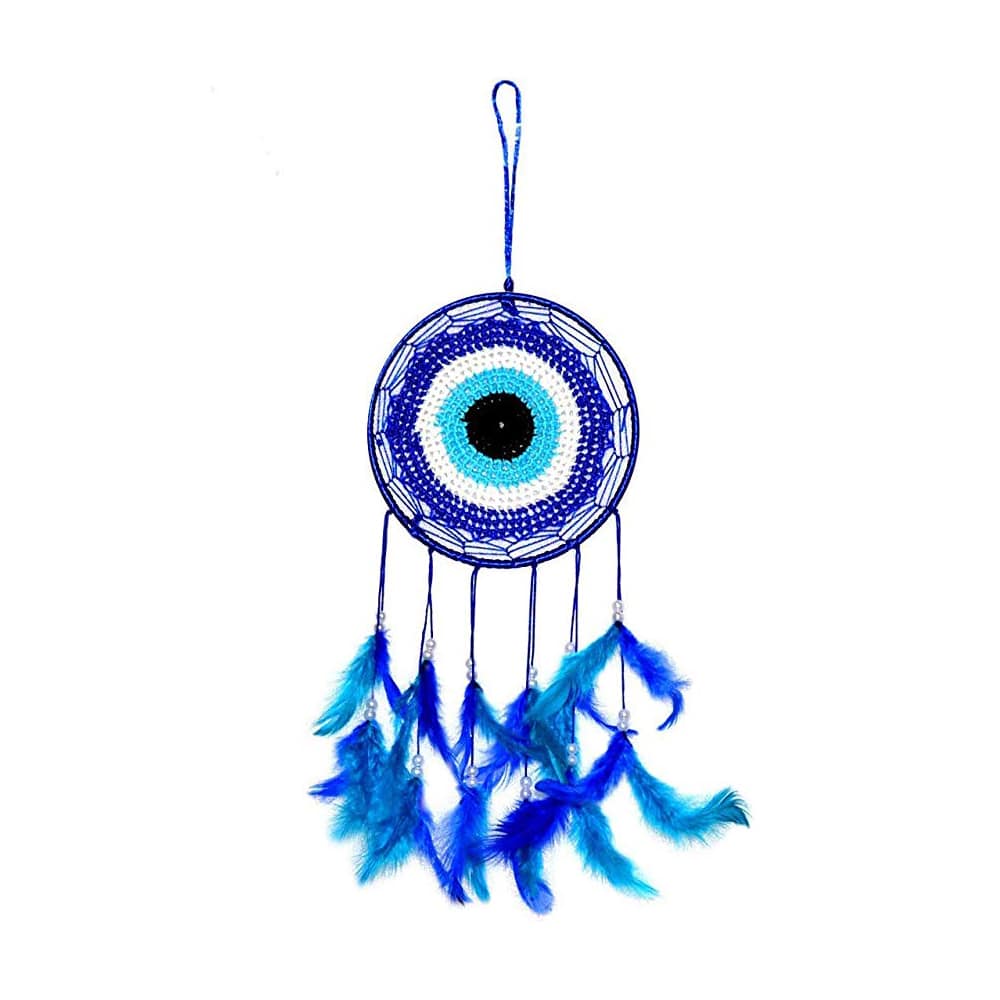 Evil Eye Dream Catcher Wall (Large) | Shubhanjali | Care for Your Mind ...
