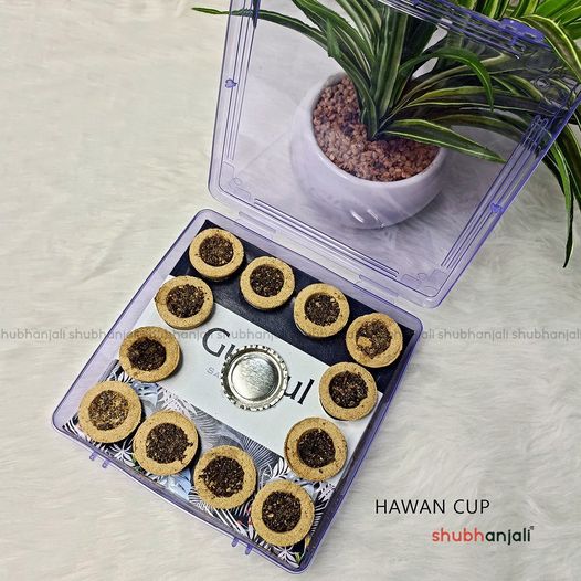 Cow Dung Hawan Cup | Shubhanjali | Care for Your Mind, Body & Soul!