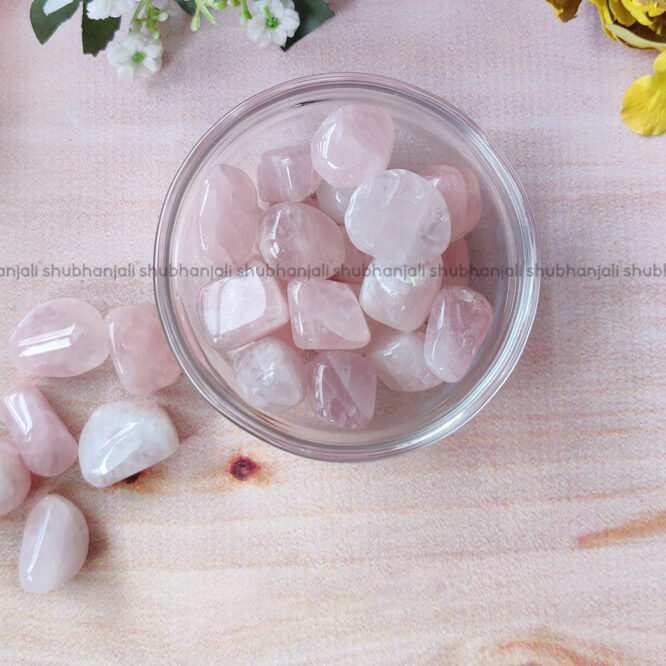 Tumble Stones | Buy Online Natural Rose Quartz Crystal Tumble Stone ...