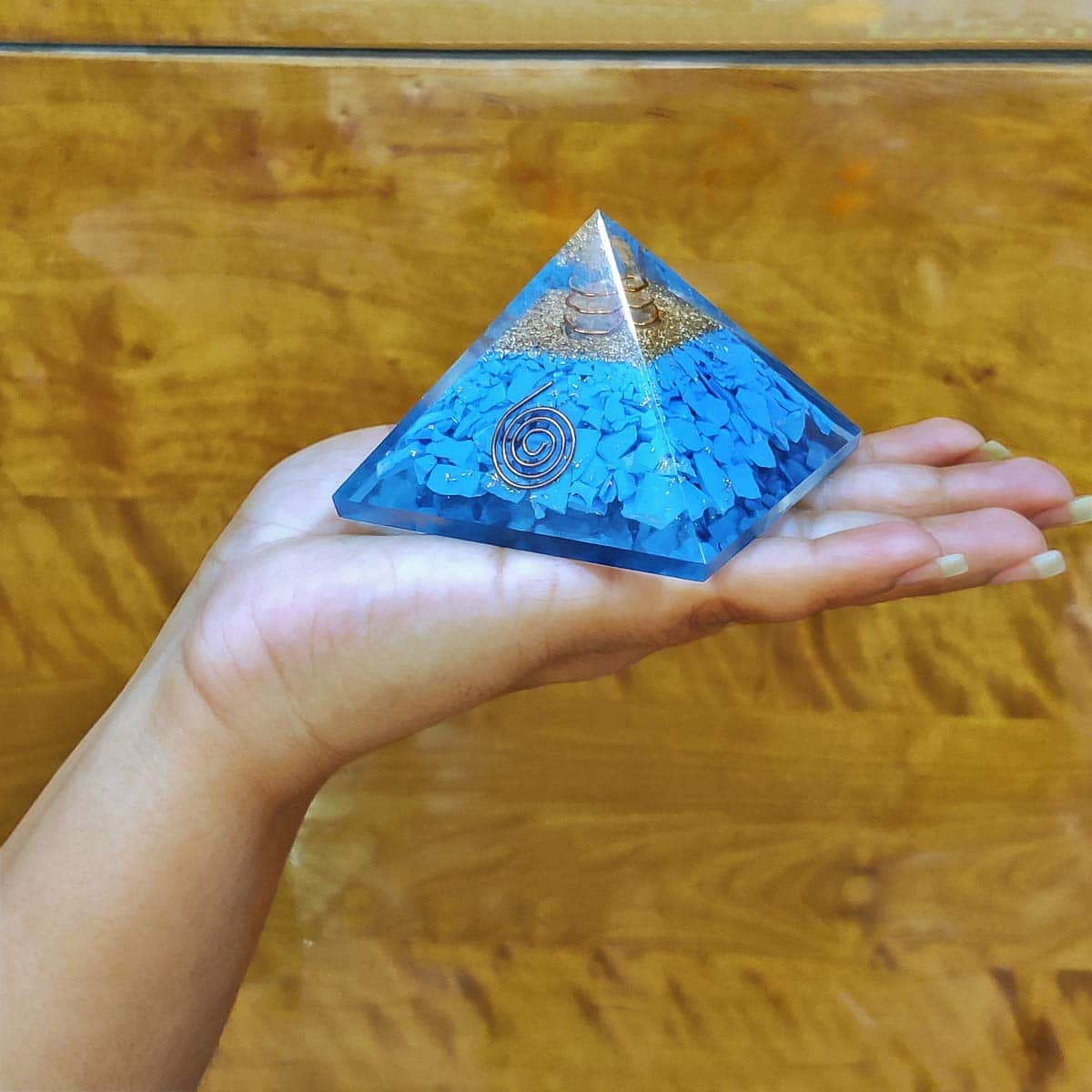 Turquoise Firoza Organ Pyramid | Shubhanjali | Care for Your Mind, Body ...