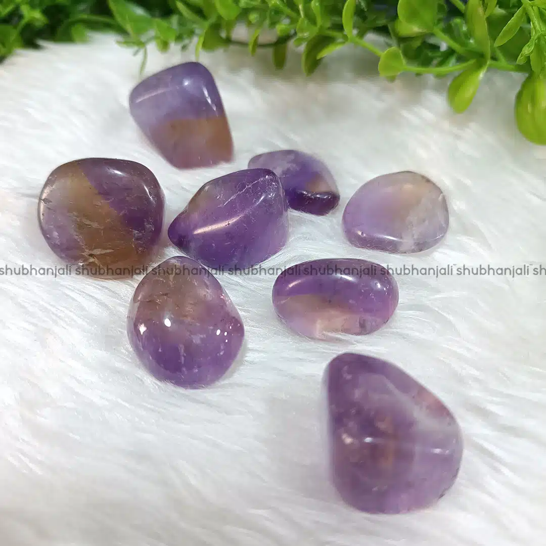 Tumble Stones | Buy Online Natural Ametrine Crystal Tumble Stone ...