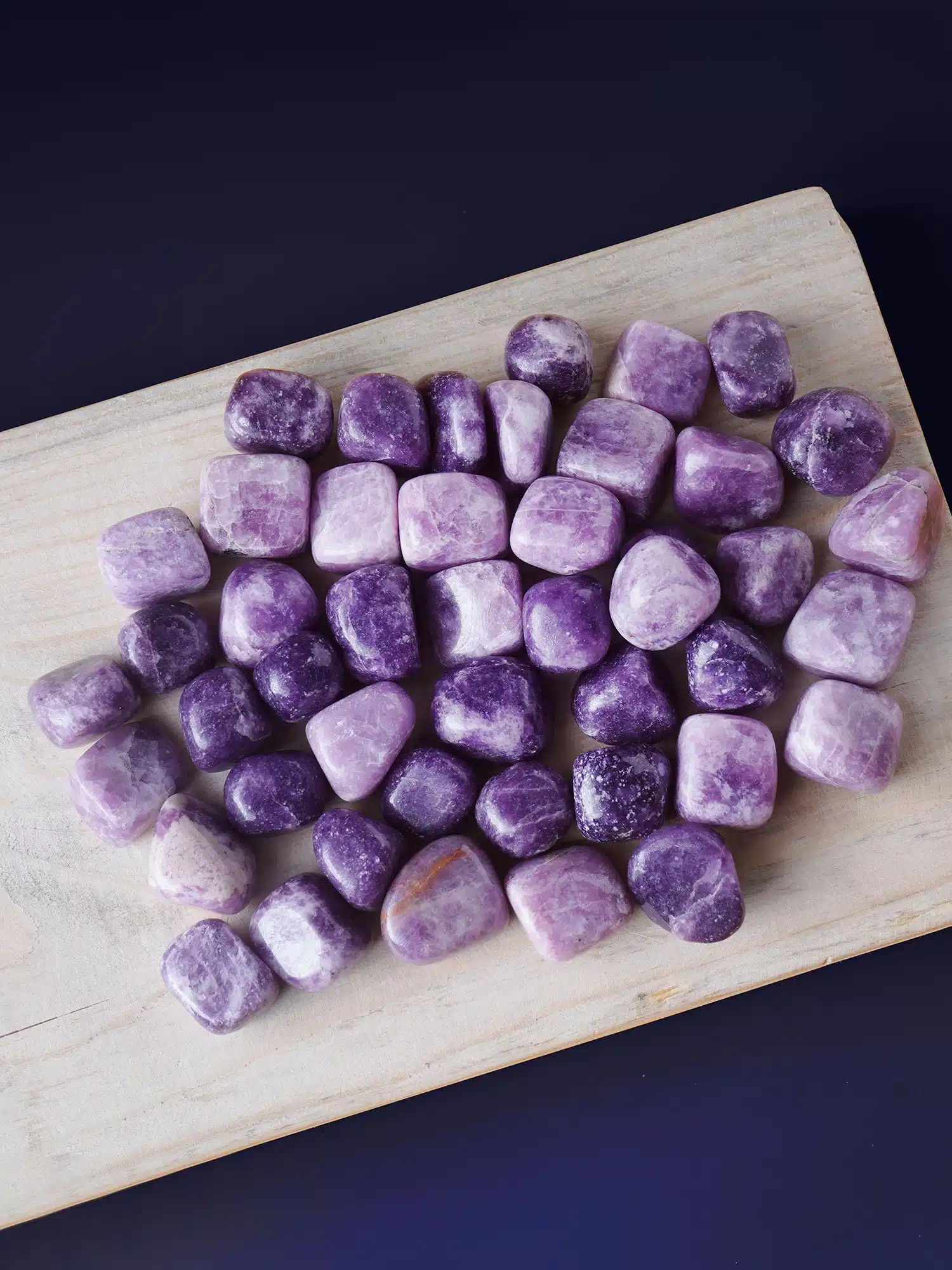 Tumble Stones | Buy Online Natural Lepidolite Crystal Tumble Stone ...