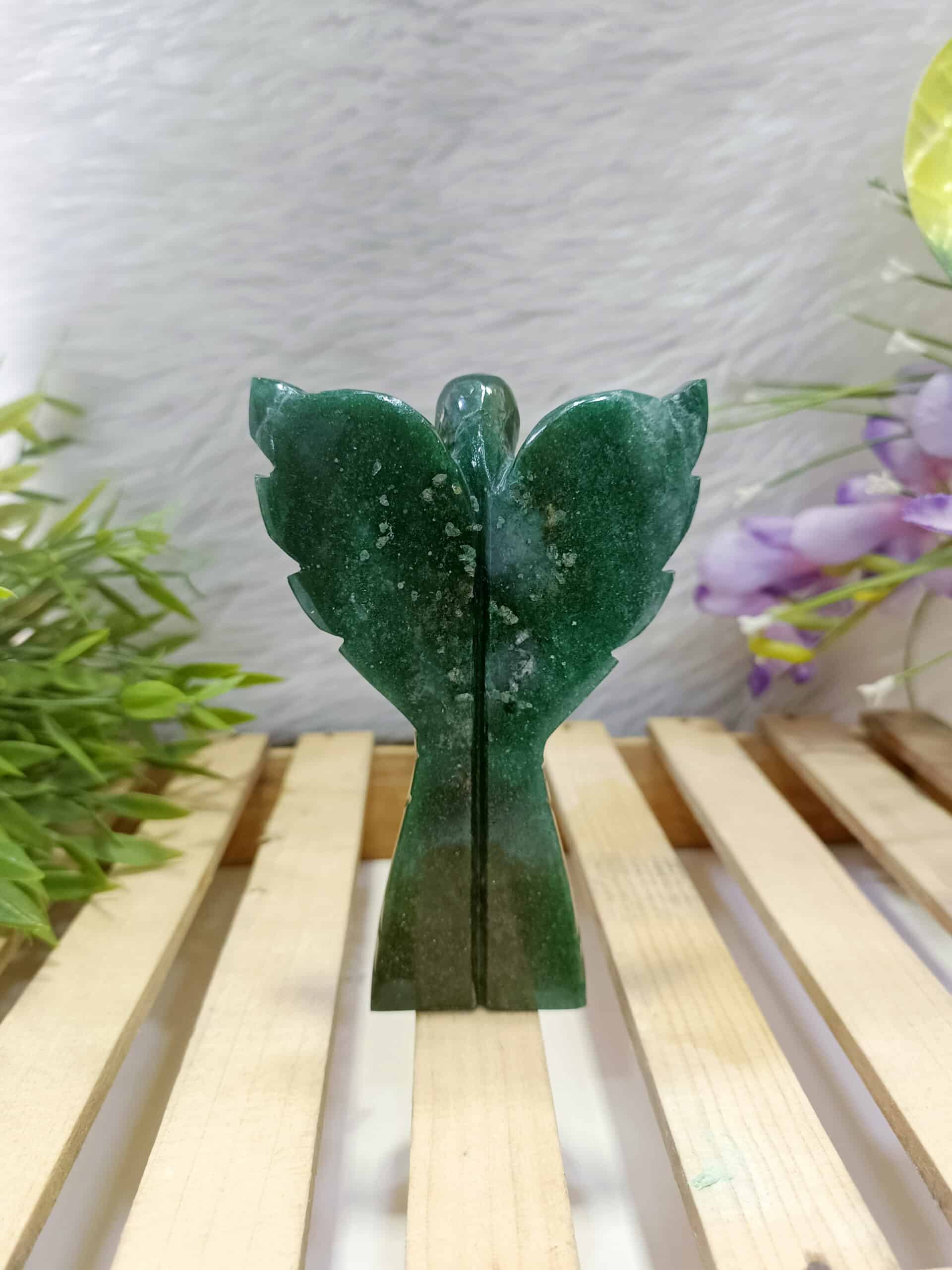 Green Jade Wings Angel | Shubhanjali | Care for Your Mind, Body & Soul!