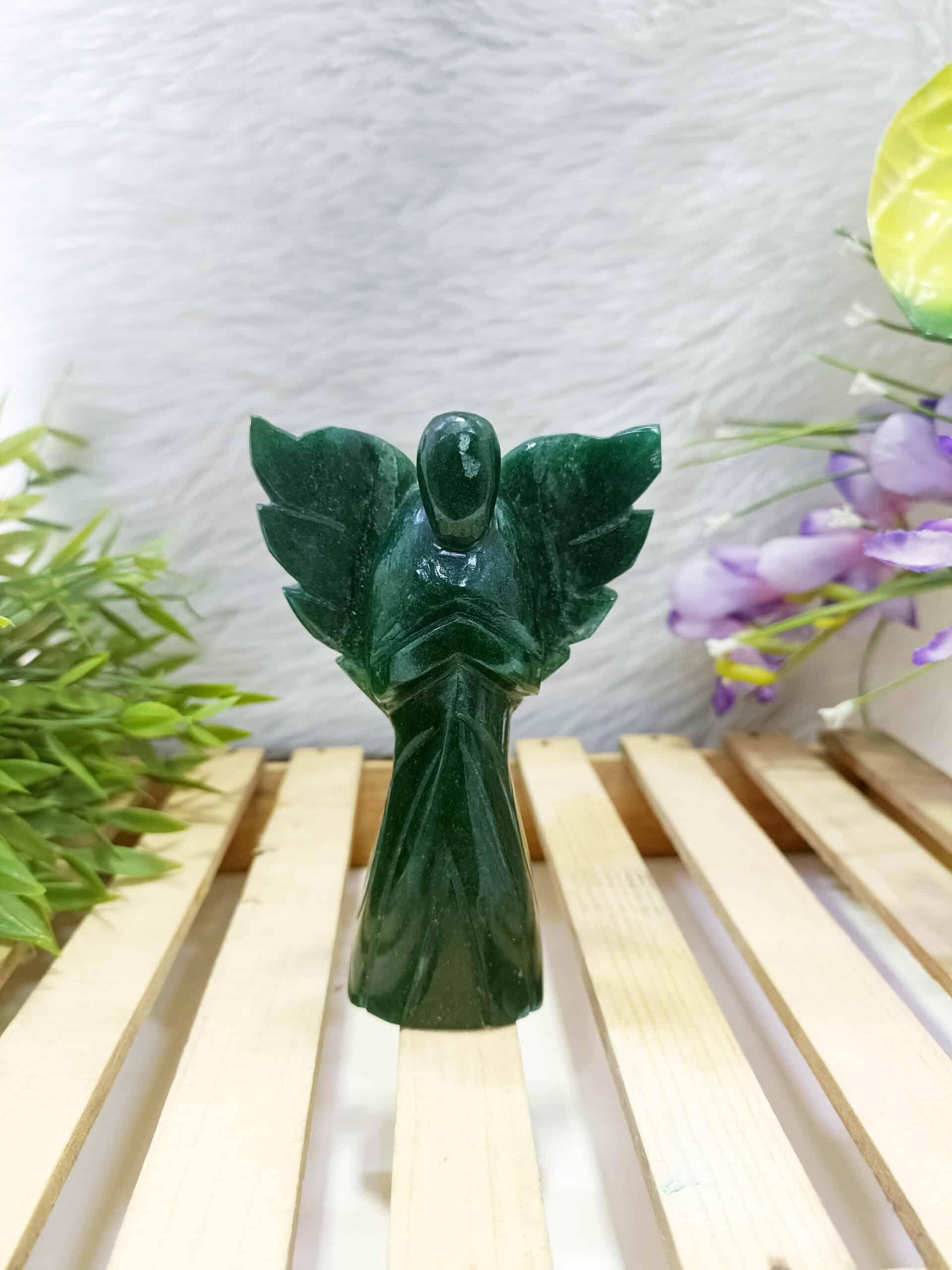 Green Jade Wings Angel | Shubhanjali | Care for Your Mind, Body & Soul!