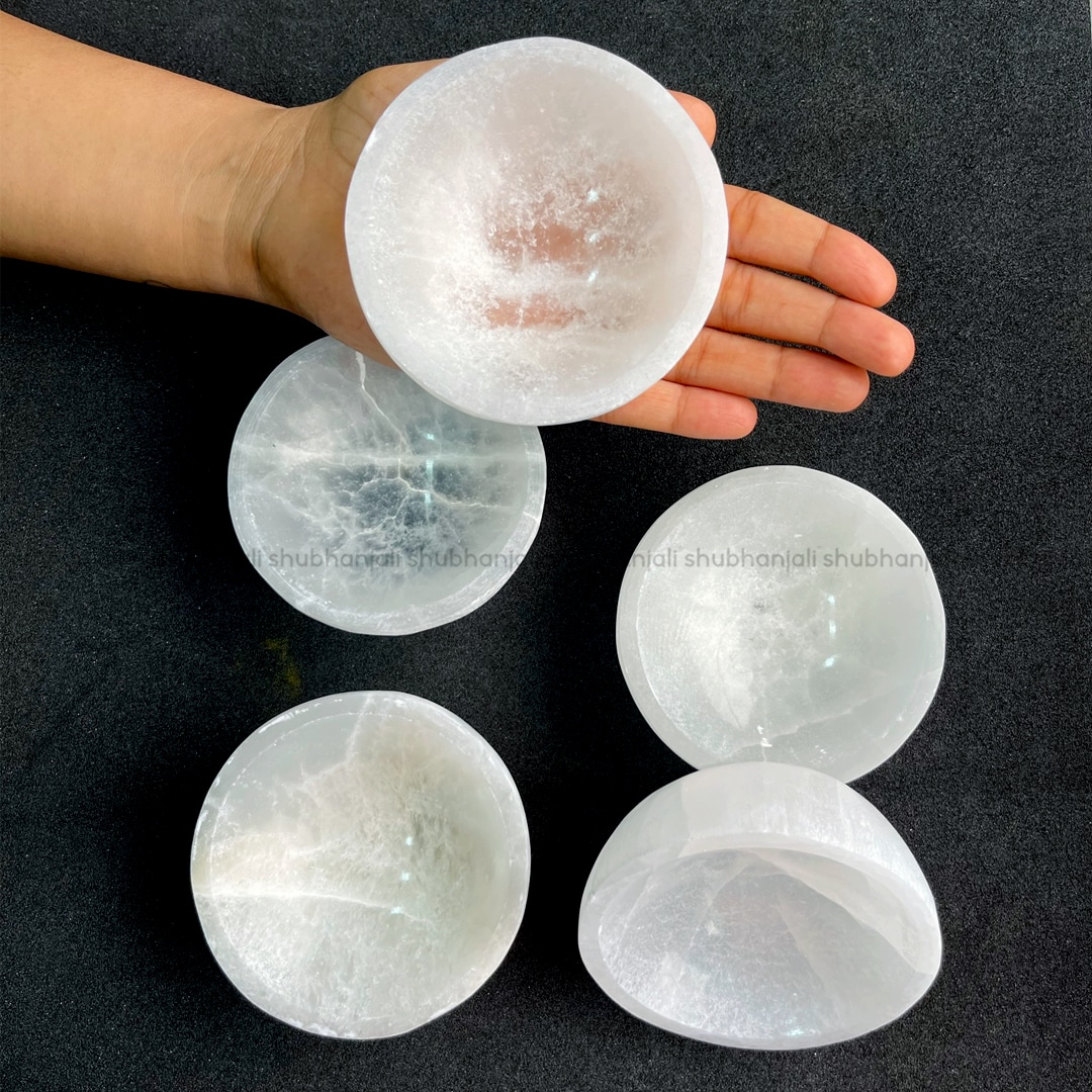 Selenite Bowl, Charging, Cleansing Bowl | Shubhanjali | Care for Your ...