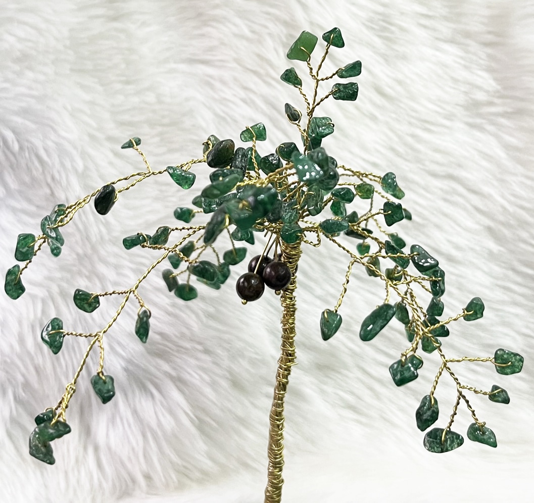 Green Jade Crystal Tree | Buy Online Feng Shui Healing Crystal Tree ...