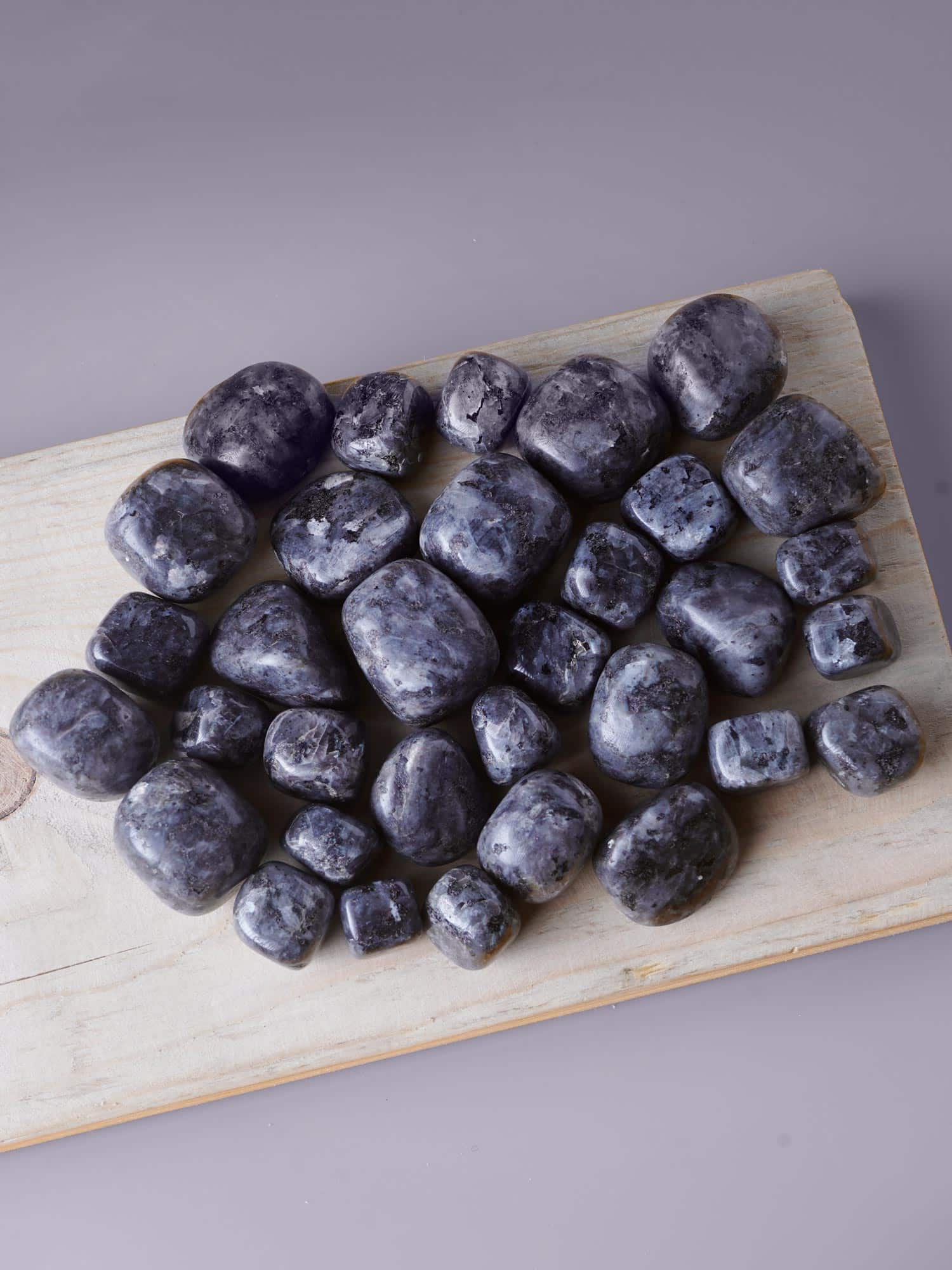 Tumble Stones | Buy Online Natural Larvikite Crystal Crystal Tumble ...