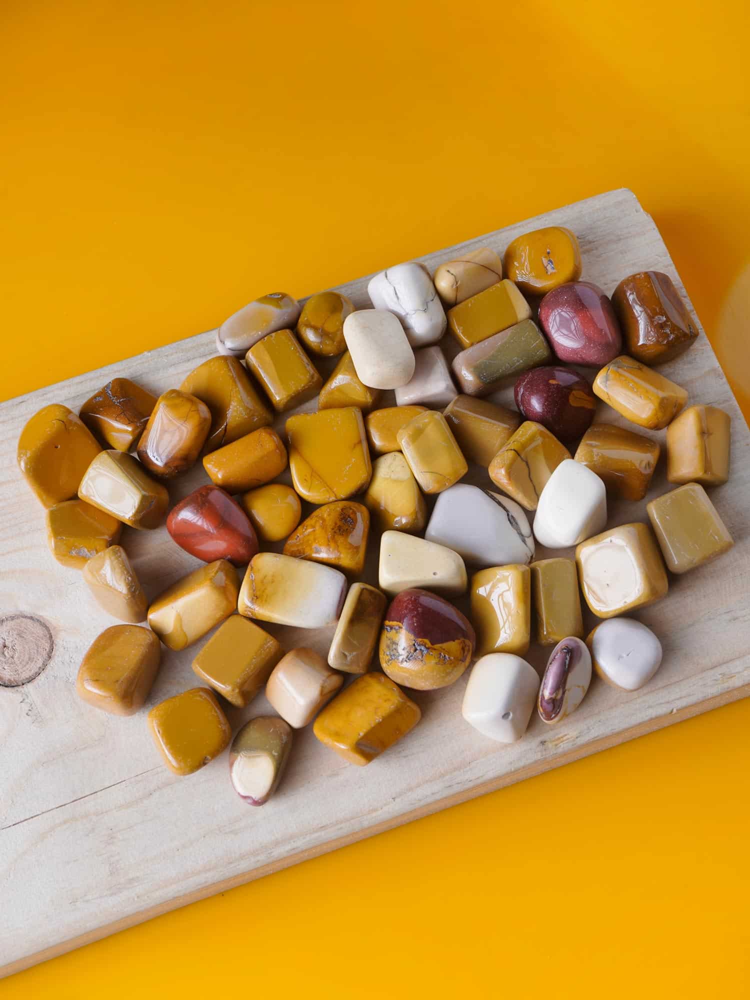 Tumble Stones | Buy Online Natural Mookaite Jasper Crystal Tumble Stone - Shubhanjali