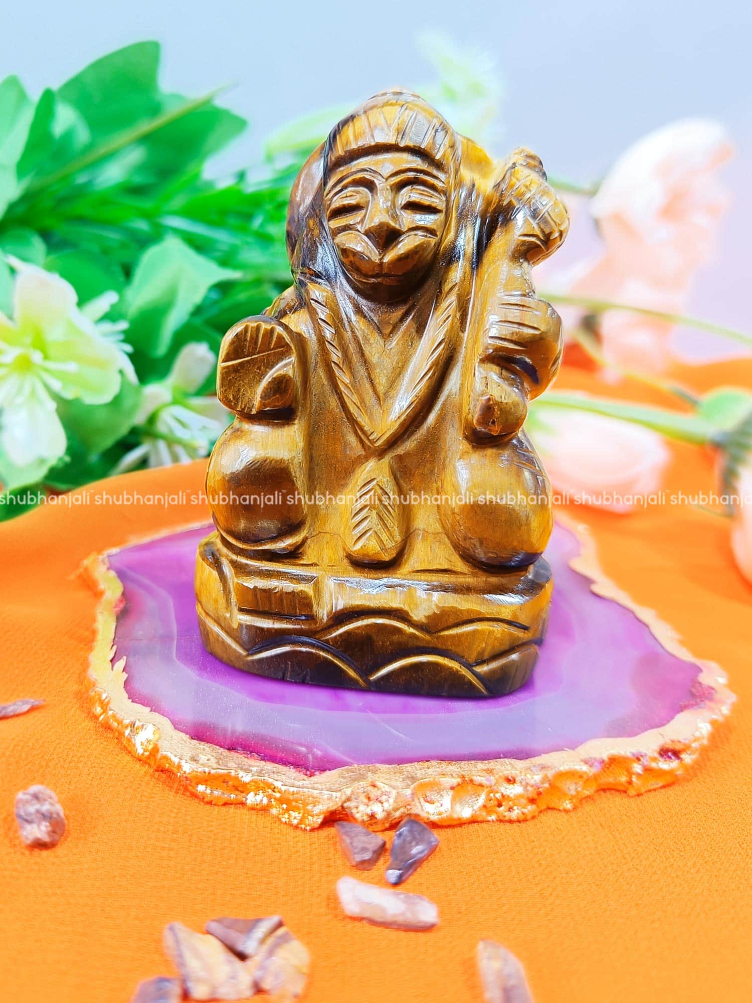 Buy Tiger Eye Lord Hanumanji Idol | Murti - Shubhanjali