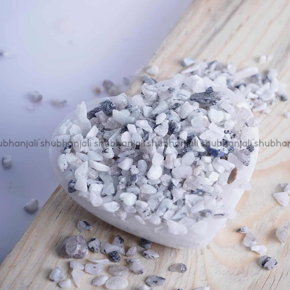 Chips Crystal | Buy Online Rainbow moonstone Crystal Chips - Shubhanjali