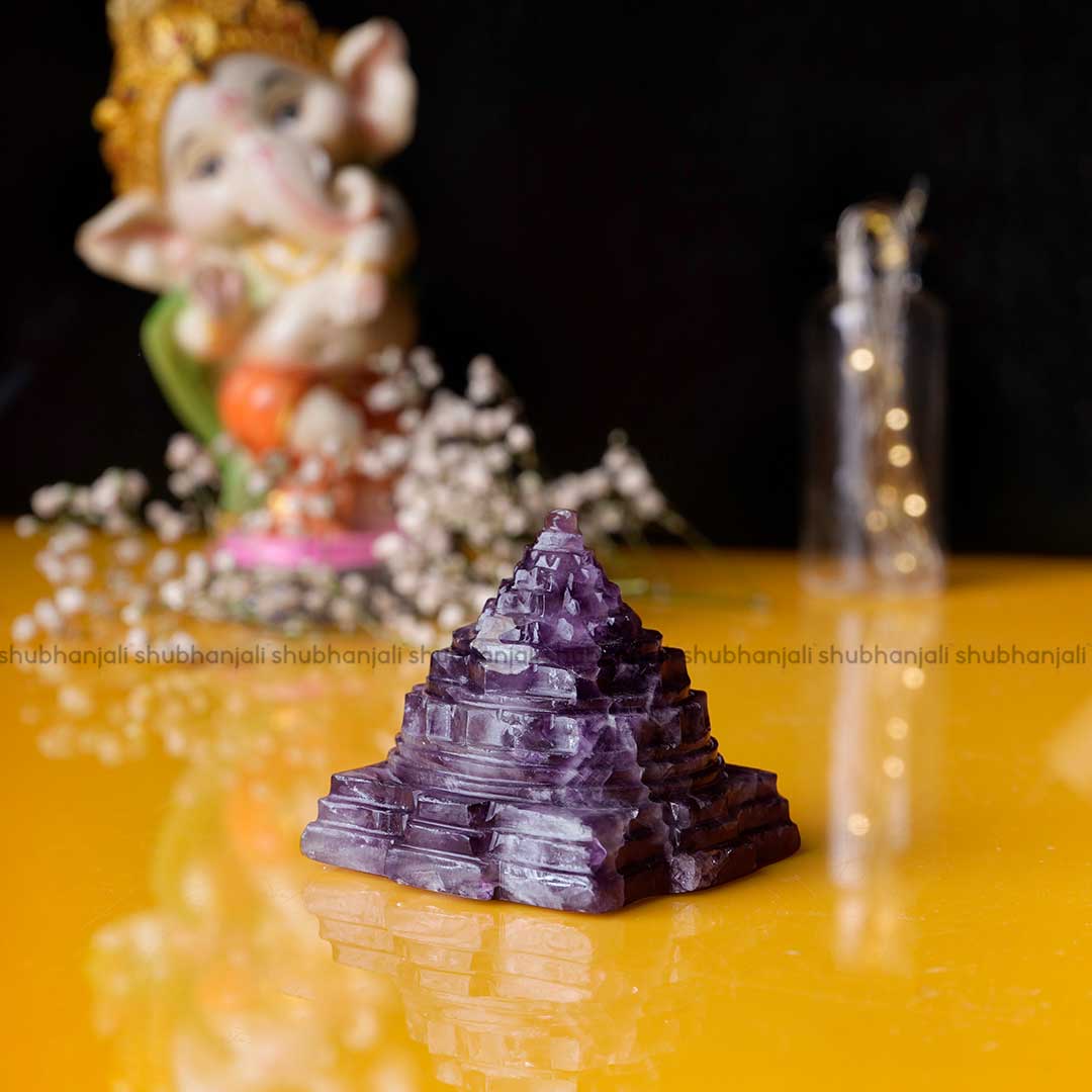 Crystal Shree Yantra | Buy Online Amethyst Crystal Shree Yantra ...