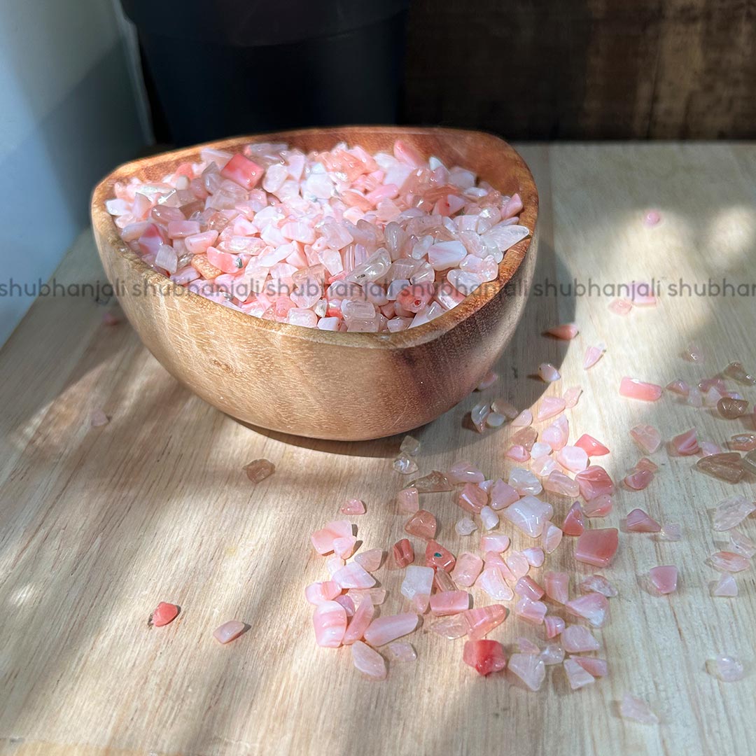 Chips Stone | Buy Online Natural Pink Opal Chips Stone - Shubhanjali